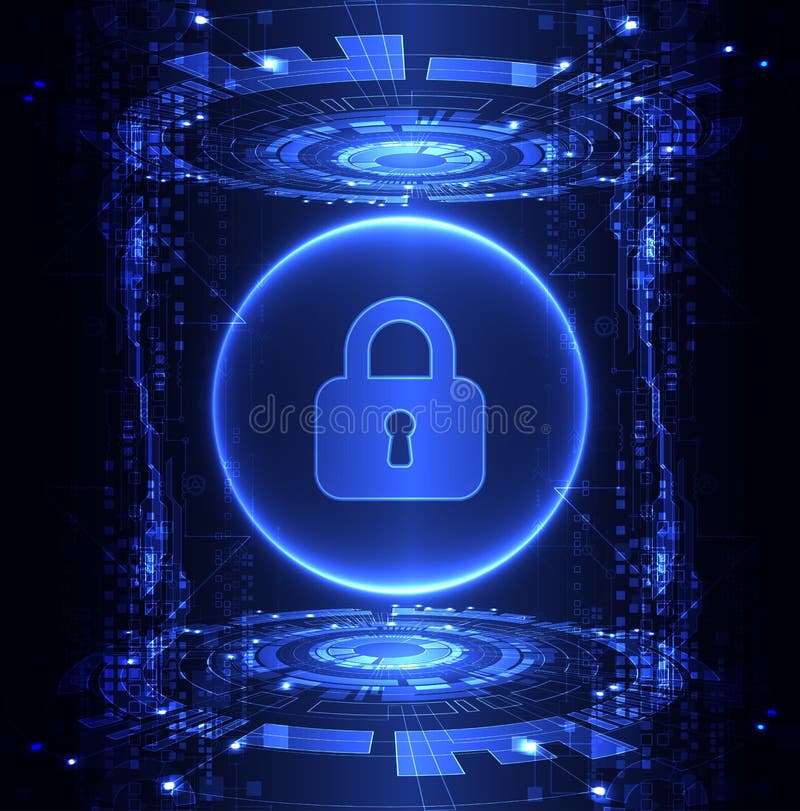 Protection Concept of Digital and Technological. Stock Vector ...