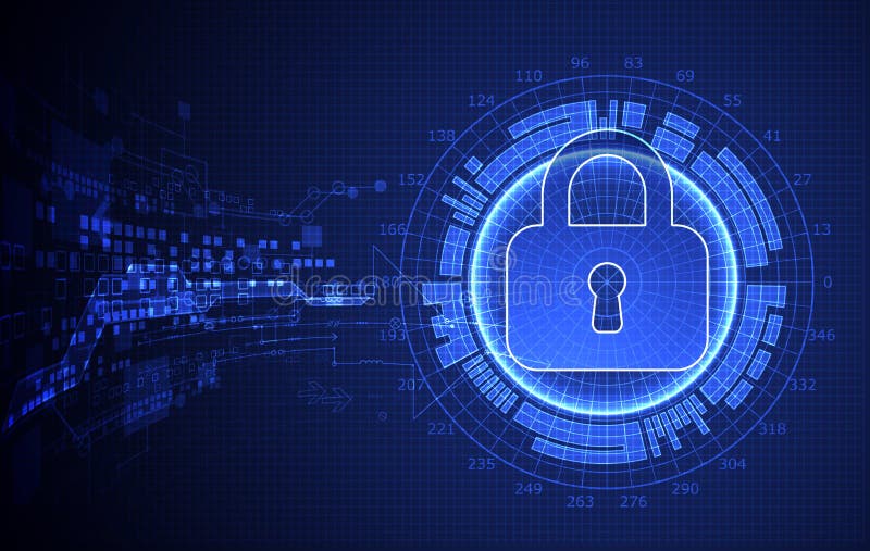 Protection Concept of Digital and Technological. Stock Vector ...