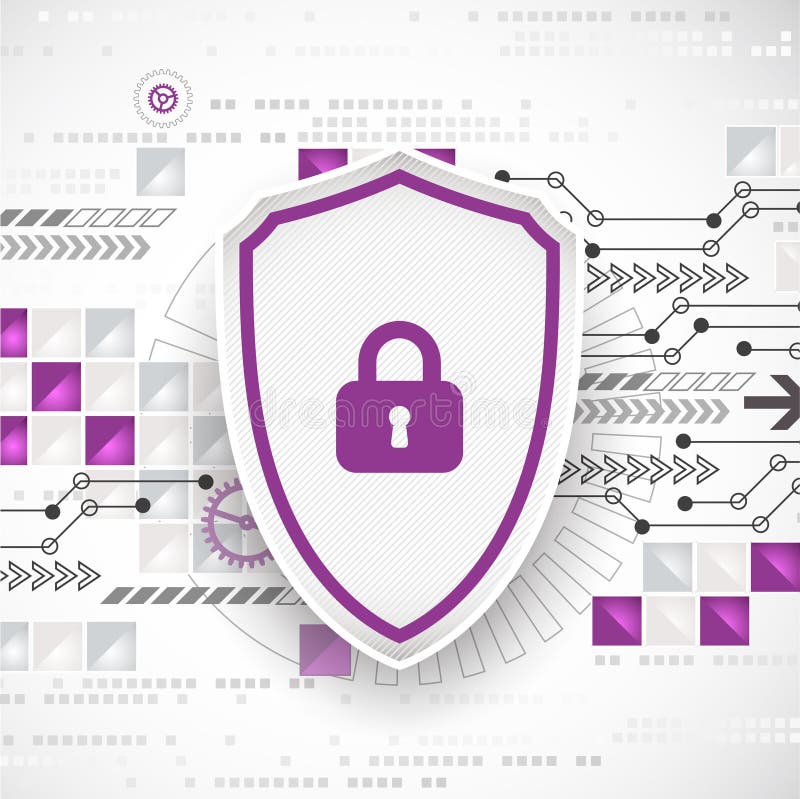 Protection Concept of Digital and Technological. Stock Vector ...