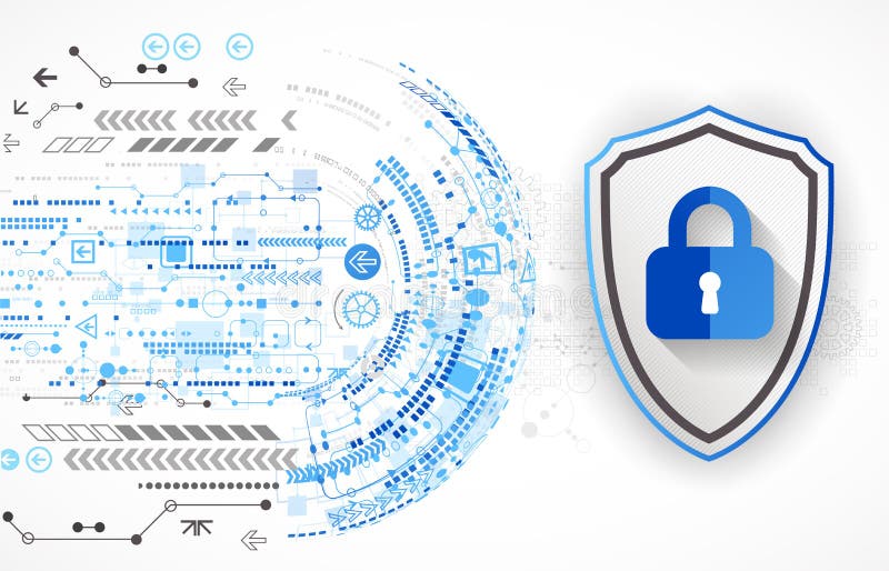 Protection Concept of Digital and Technological. Stock Vector ...