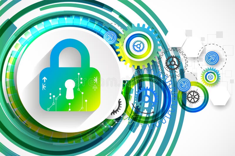 Protection Concept. Protect Mechanism, System Privacy Stock Vector ...