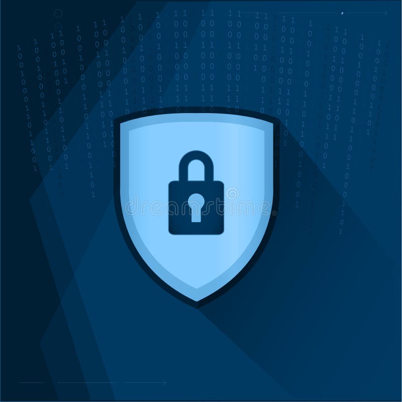Protection Concept. Protect Mechanism, System Privacy. Vector ...