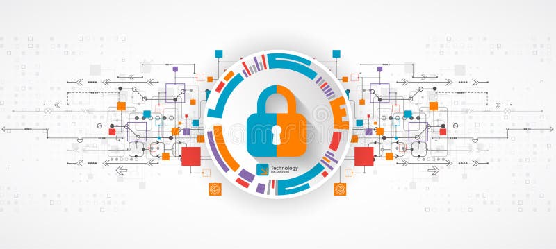 Protection Concept. Protect Mechanism, System Privacy Stock Vector ...