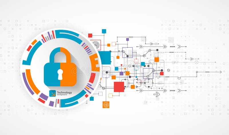 Protection Concept. Protect Mechanism, System Privacy Stock Vector ...