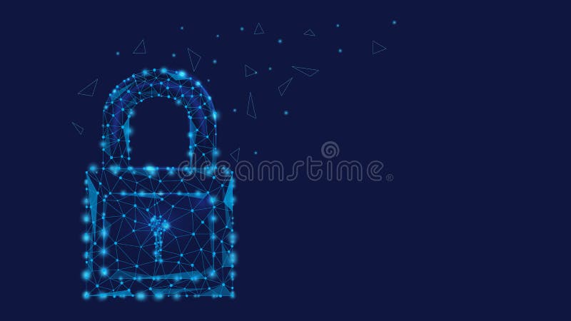 Protection Concept. Safety of Information and Data Stock Illustration ...