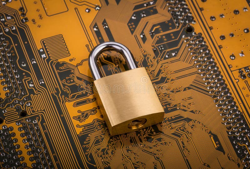 Protection Concept : Security Lock Stock Photo - Image of protection ...