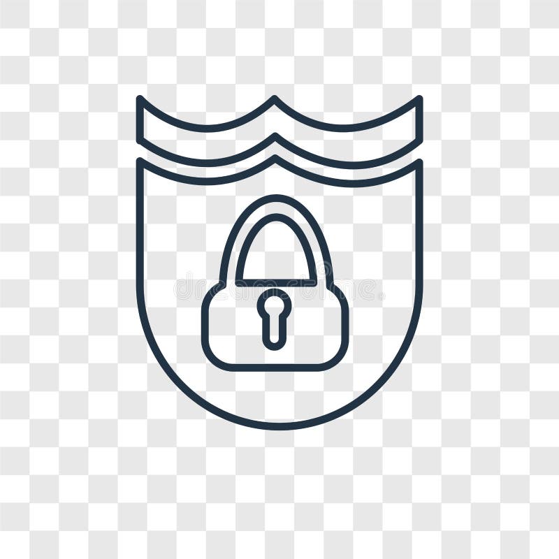 Protection Icon Vector Isolated on White Background, Logo Concept of ...