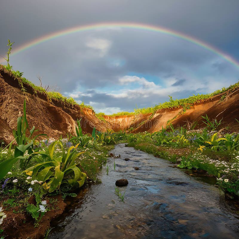 Earth healing with plants stock illustration. Illustration of happy ...