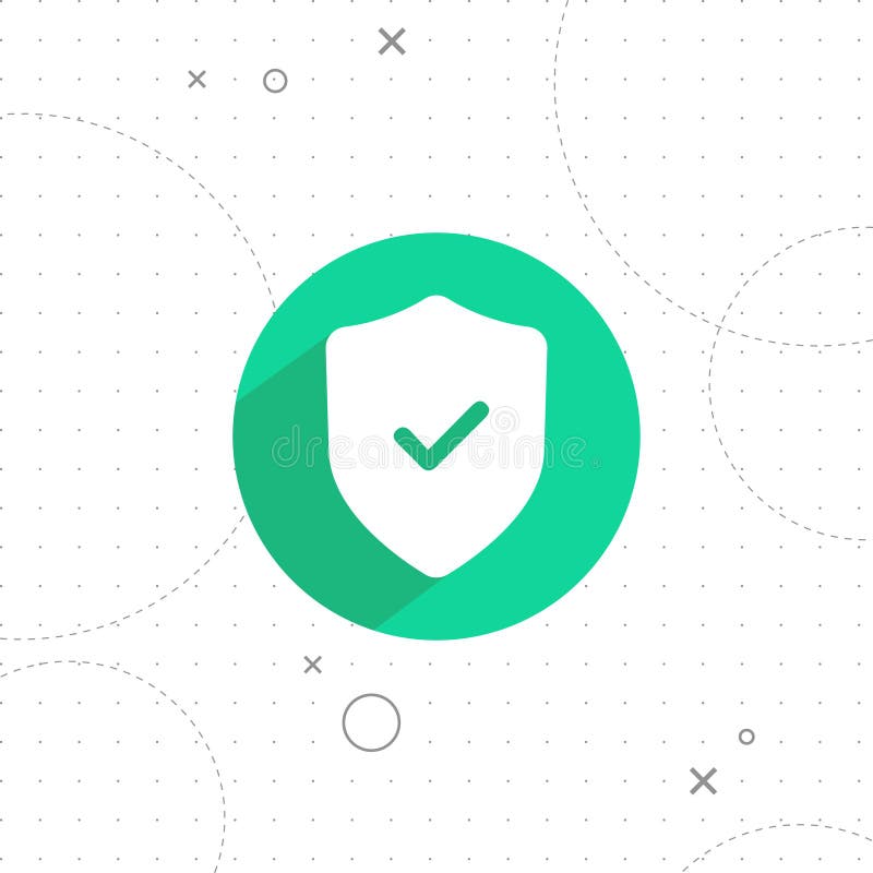 Protection, Safeguard Button, Best Vector Stock Vector - Illustration ...