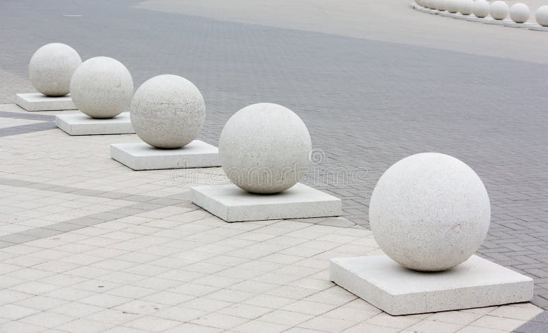 Decorative stone spheres stock photo. Image of details - 104042614