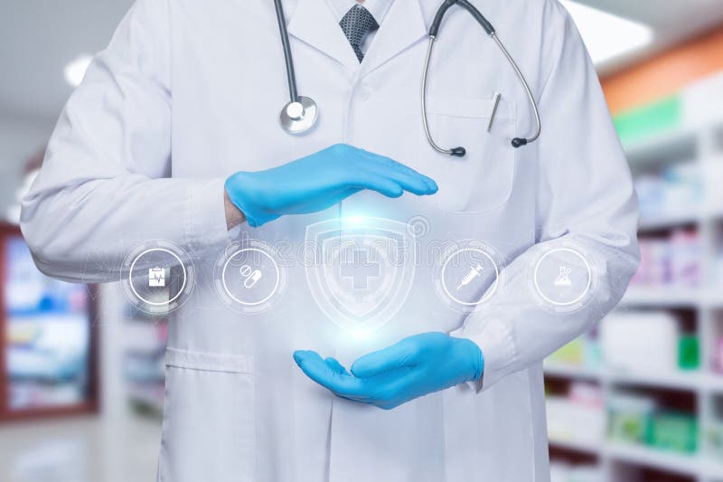 Of Protection and Health Protection with the Help of Medicines Stock ...