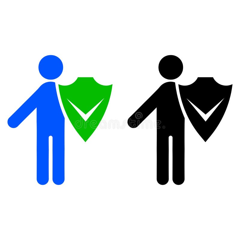 Protection of human stock illustration. Illustration of danger - 114841468