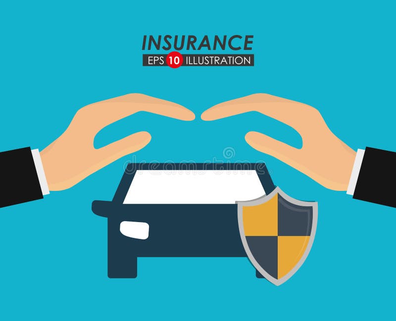 Protection and insurance stock vector. Illustration of concept - 64584601