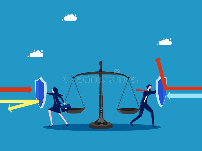 Person Holding Balance Scales Stock Illustrations – 289 Person Holding ...