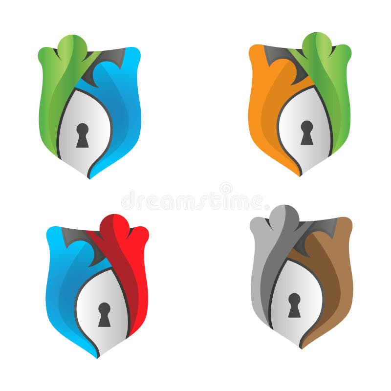 Protection Life Icon. Vector Illustration Stock Vector - Illustration ...