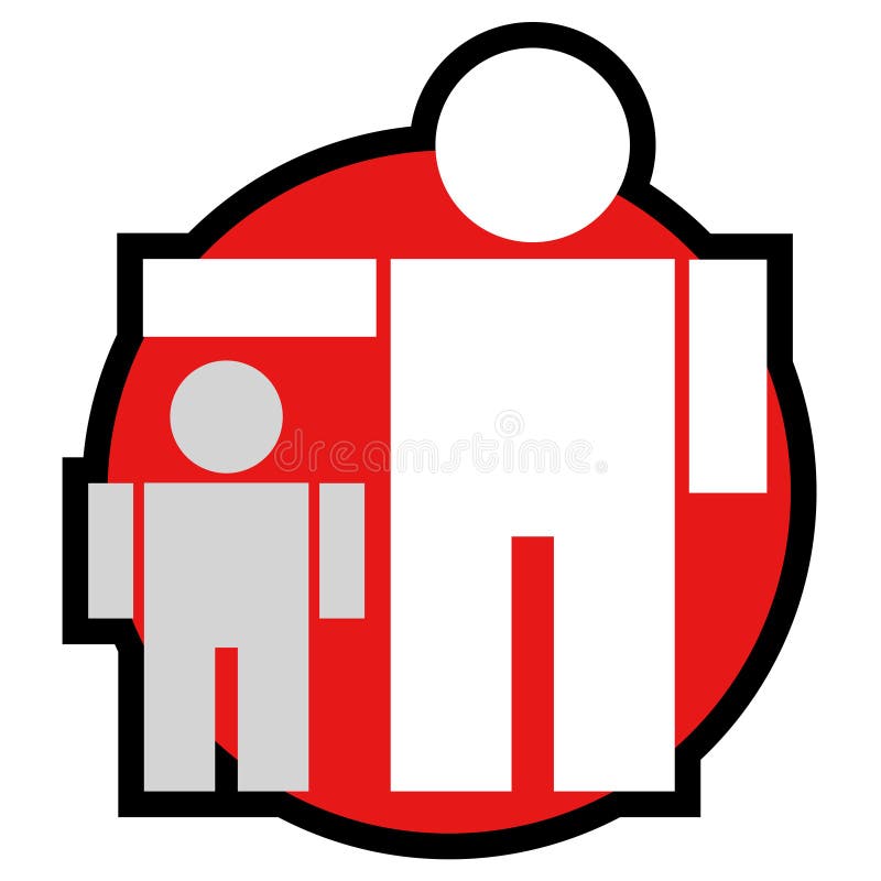 Protection of minors stock vector. Illustration of icon - 29371936