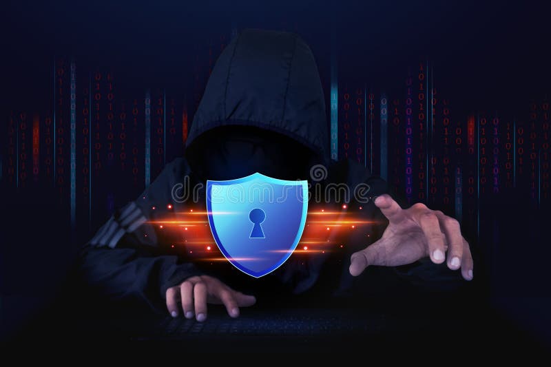 Protection Network Security Computer and Safe Your Data Concept. Stock ...