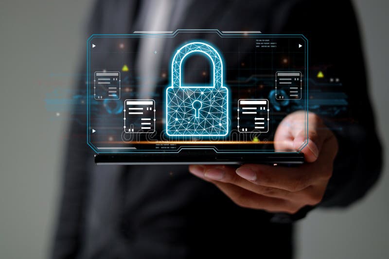 Protection Network Security Safe Your Data Concept. Stock Photo - Image ...