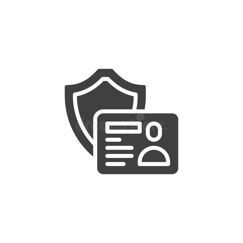 Protection of Personal Information Vector Icon Stock Vector ...