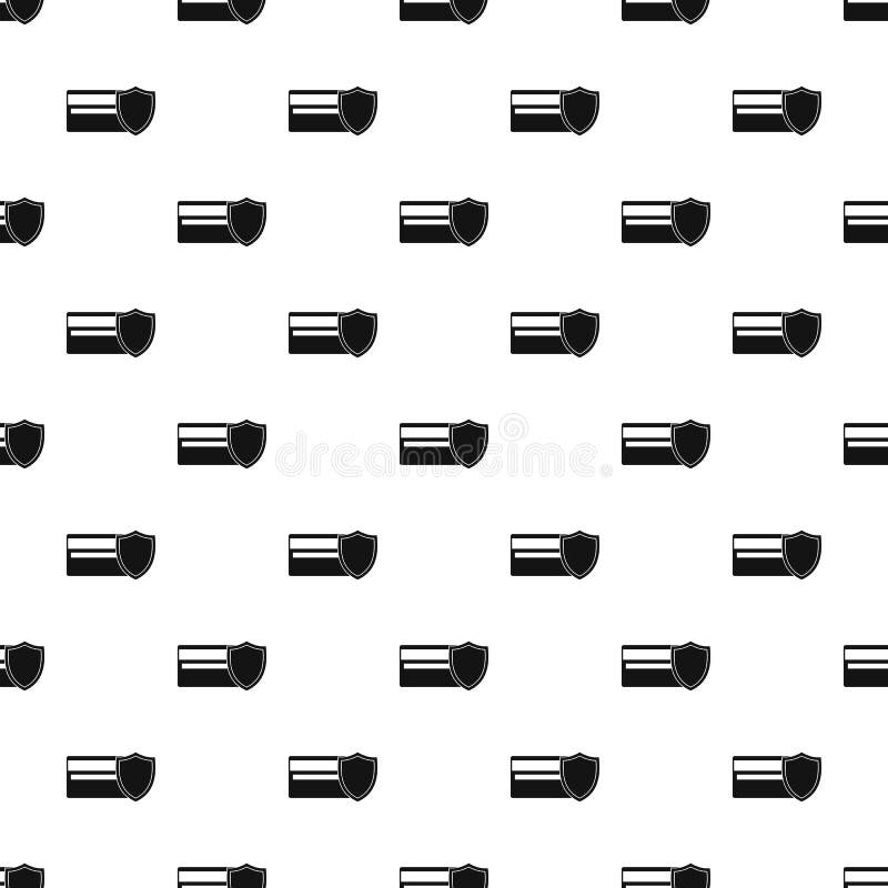 Protection of Plastic Card Pattern, Simple Style Stock Vector ...