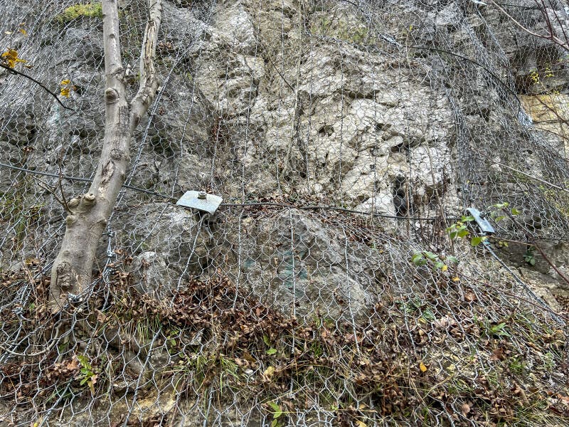 Protection of a Rocky Slope with a Metal Net Against Falling Broken ...