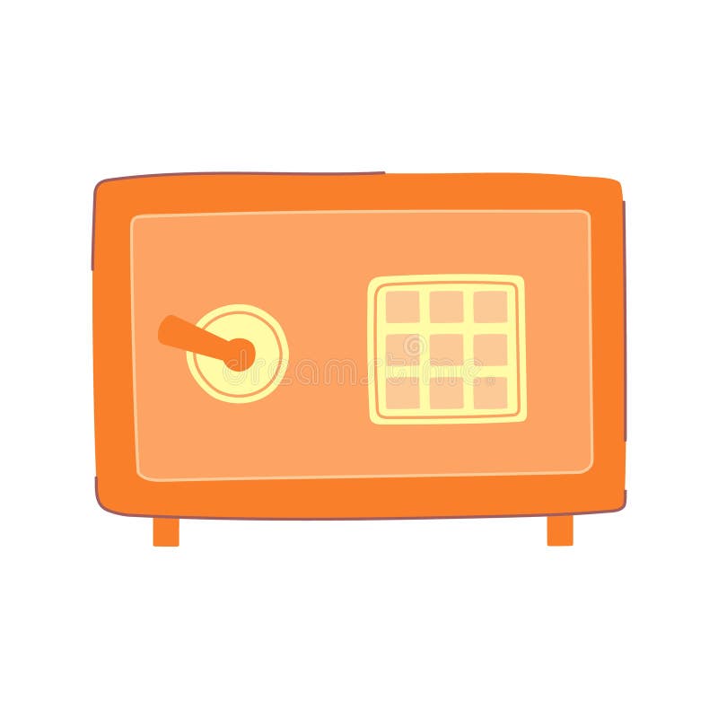 Protection Safe Cartoon Vector Illustration Stock Vector - Illustration ...