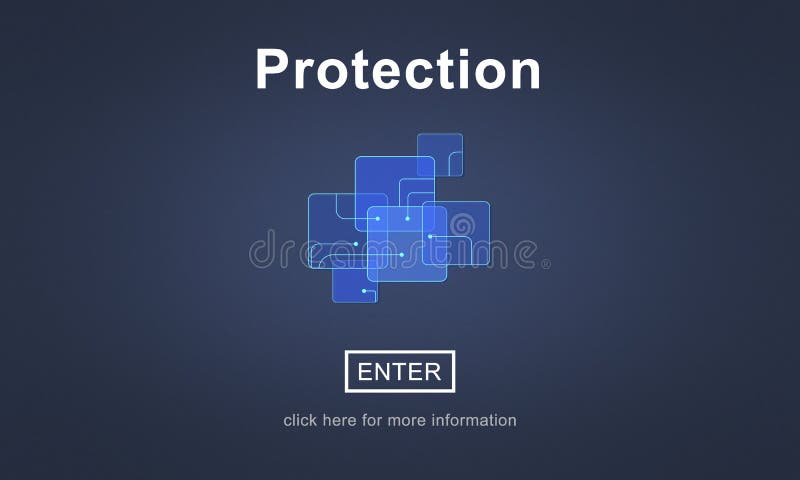 Protection Safety Security System Privacy Policy Concept Stock ...