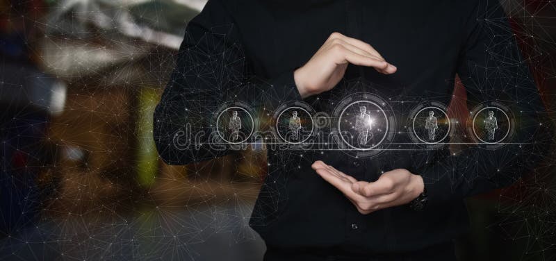 Protection and Security of Human Resources for Business Stock Image ...