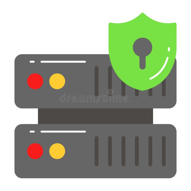 Protection and Security Vector Glyph Icons Set Cyber Computer Network Business Data Technology ...