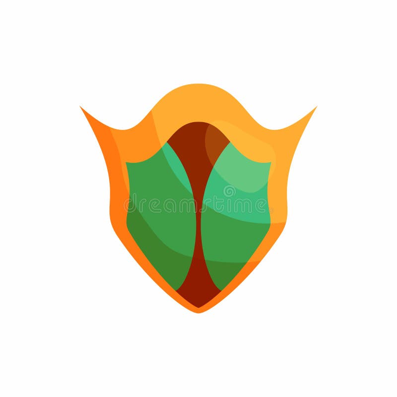 Protection Shield Icon, Cartoon Style Stock Vector - Illustration of ...