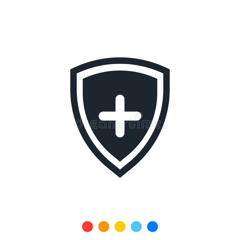 Protection Shield Icon,Interception Icon,Antivirus Icon Stock Vector ...