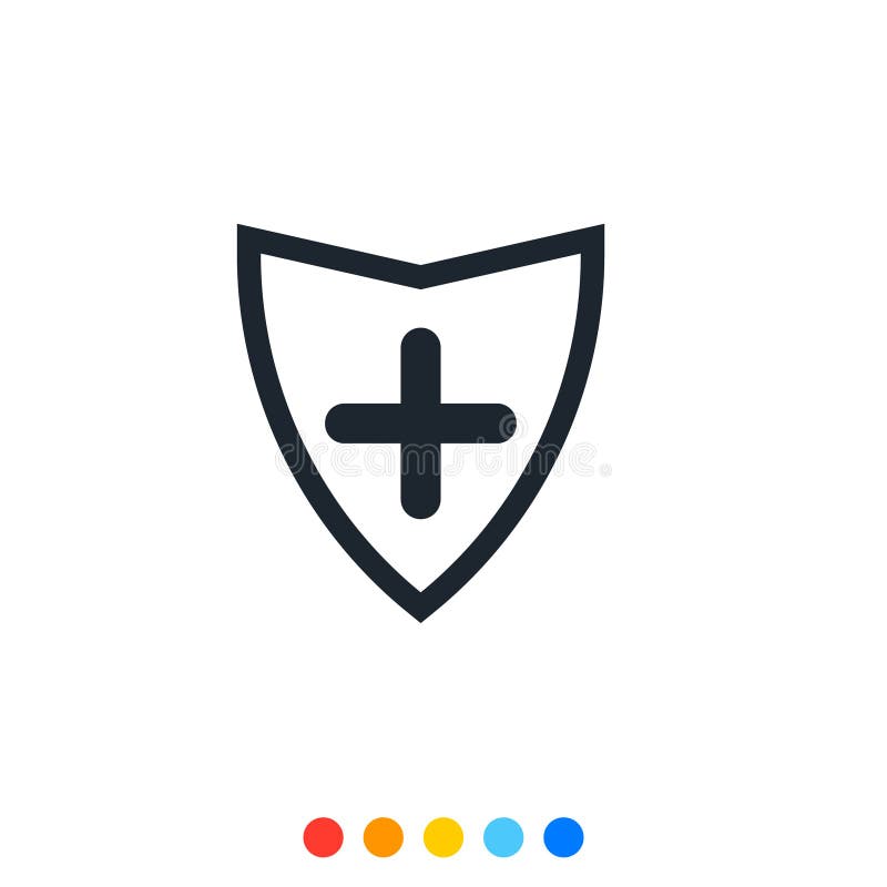 Protection Shield Icon,Interception Icon,Antivirus Icon Stock Vector ...