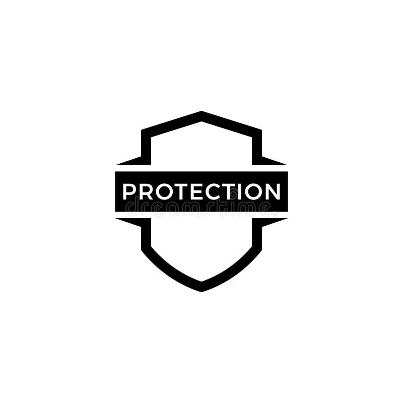 Protection Shield Icon Vector Illustration Stock Vector - Illustration ...