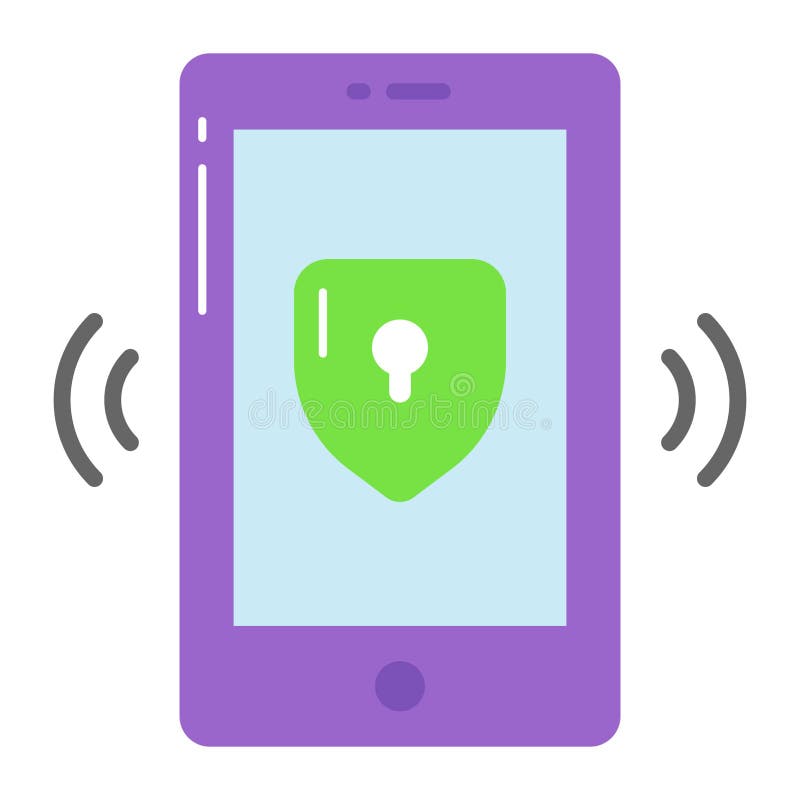 Mobile, Protection and Security Vector Icons Set Cyber Computer Network ...