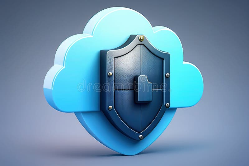 Protection Shield and Network Protection Concept from Lines, Triangles ...