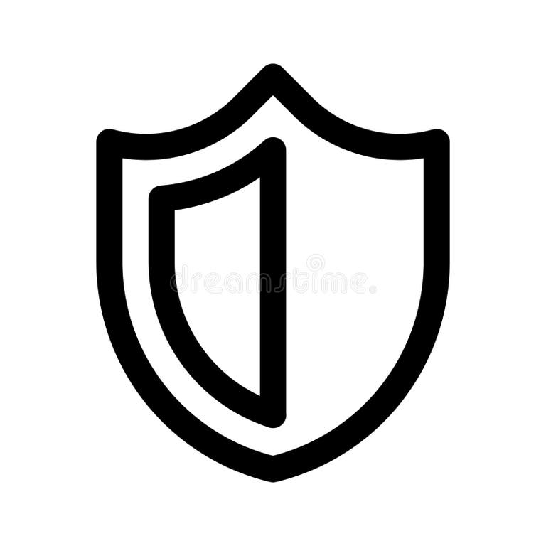 Protection Shield Vector Design in Modern Style Stock Vector ...