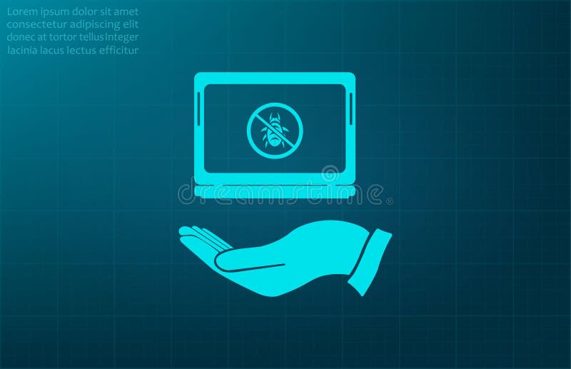 Vector Illustration, Blue Background Stock Vector - Illustration of ...