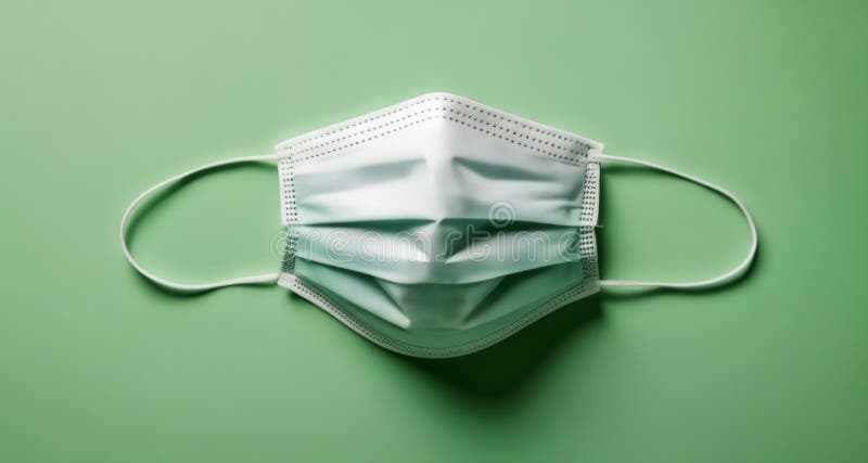 Protection in Style - a Modern Face Mask Design Stock Illustration ...