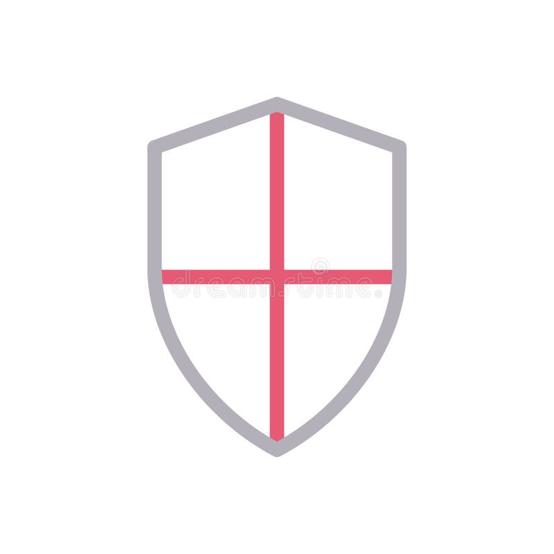 Protection Vector Color Line Icon Stock Vector - Illustration of ...