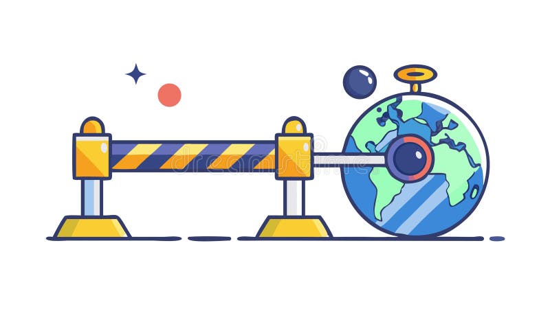 Protective Barrier Safeguarding the Planet Earth, Vector Design ...