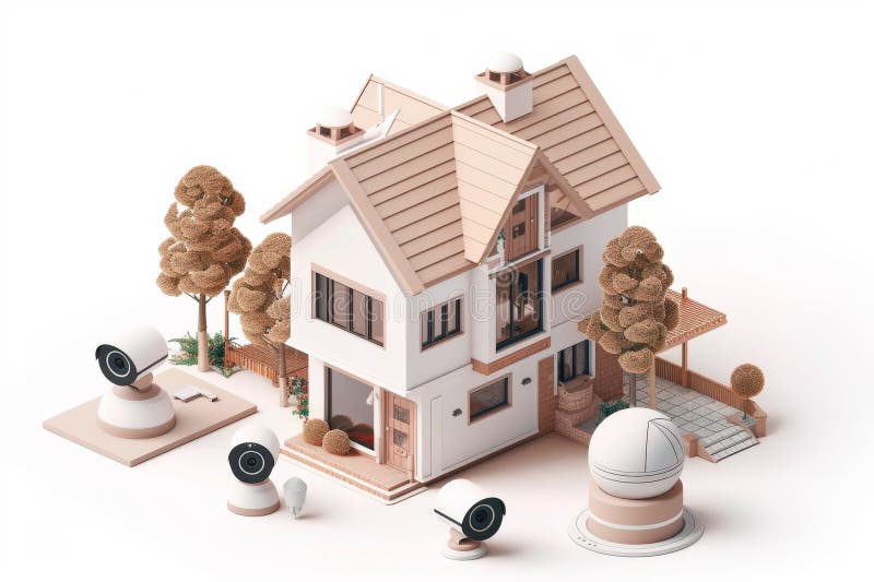 Protective Biometric Camera Verification Creation Building Alarm System ...