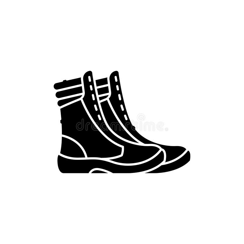 Protective Boots Color Line Icon. Disability. Isolated Vector Element ...