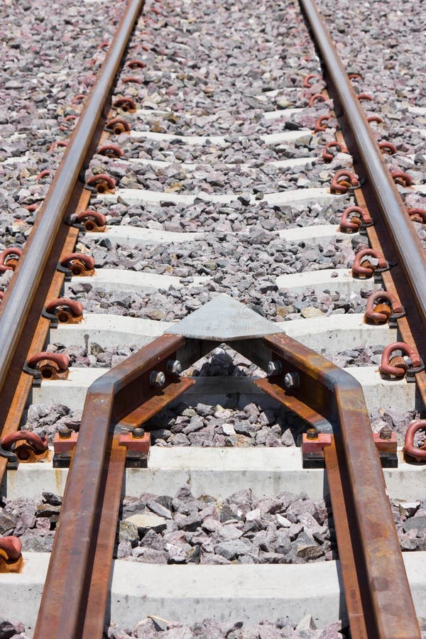 Protective Derailment of the Train. Stock Photo - Image of crossroad ...