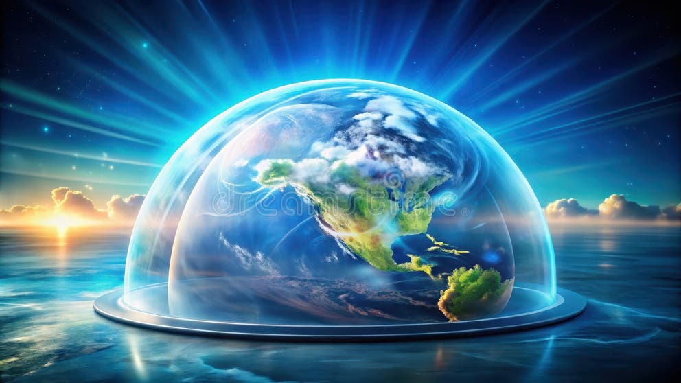 A Protective Dome Envelops the Earth, Shielding it from Unknown Threats ...