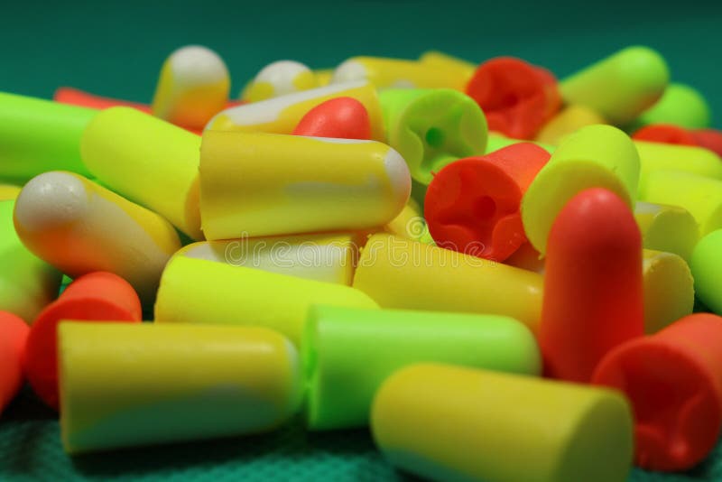 Protective ear plugs stock photo. Image of plugs, sense - 90745084