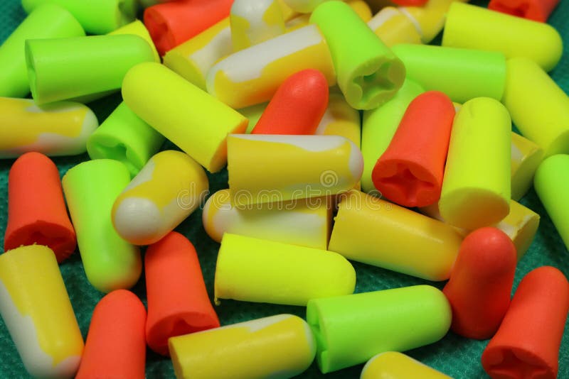 Protective ear plugs stock photo. Image of hearing, sense - 90745156