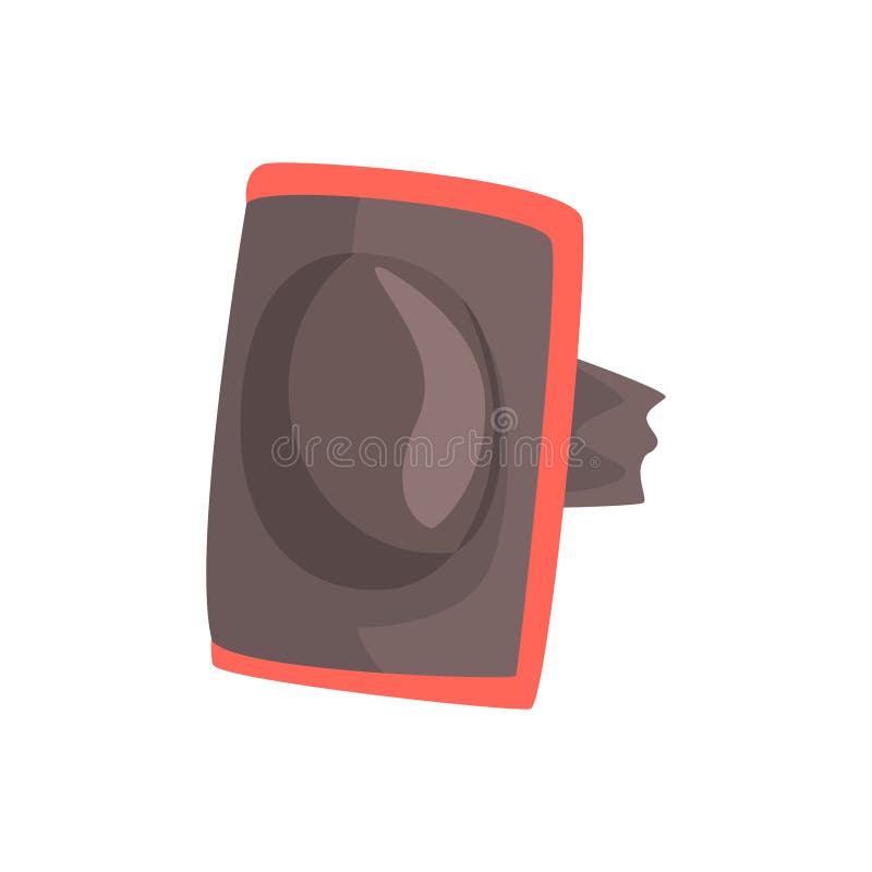 Protective Elbow Pad Cartoon Vector Illustration Stock Vector ...