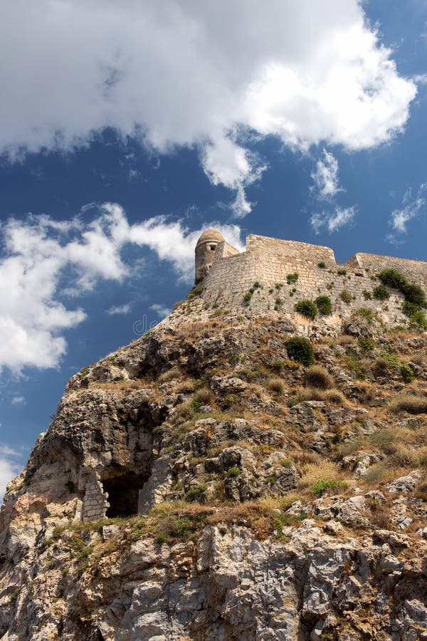 Protective Fortress on Rock Stock Photo - Image of mountain, cultures ...