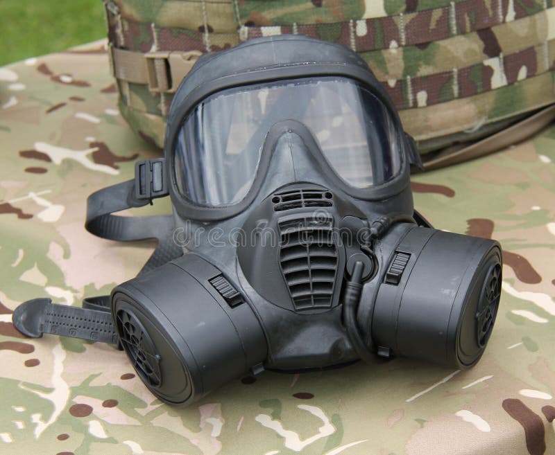 Protective Gas Mask. stock image. Image of danger, fight - 79983123