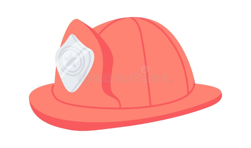 Protective Helmet Flat Icon Fire Fighting Fireman Equipment Stock ...